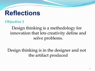 Design thinking in creating a lesson plan | PPTX