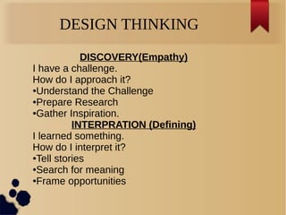 Design thinking | PPT