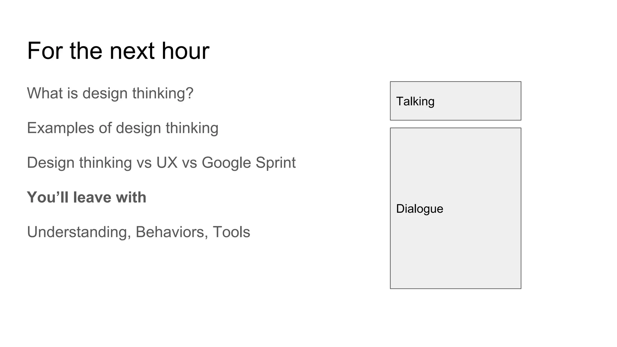 Design Thinking Lunch and Learn Deck | PPT