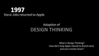 Design thinking - Apple | PPTX
