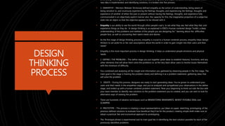 Design thinking | PPTX