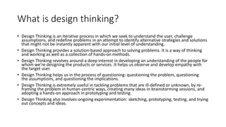 Design thinking | PPTX