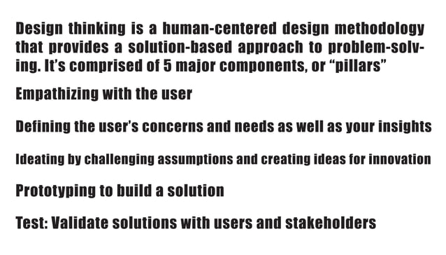 Design thinking | PPT