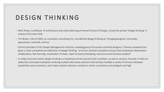 Design Thinking | PPTX