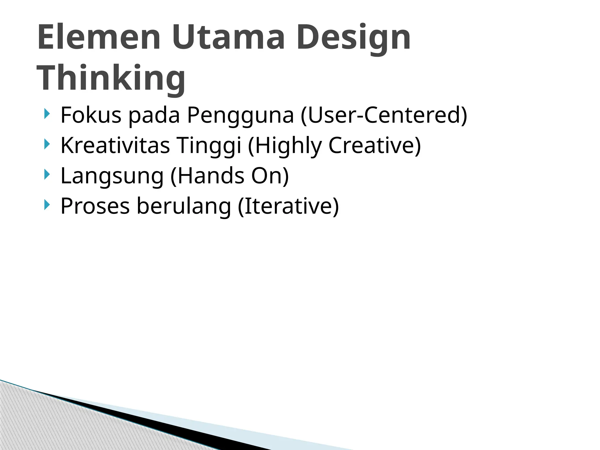 DESIGN THINKING - Berpikir untuk Memberikan Solusi atas Masalah ...