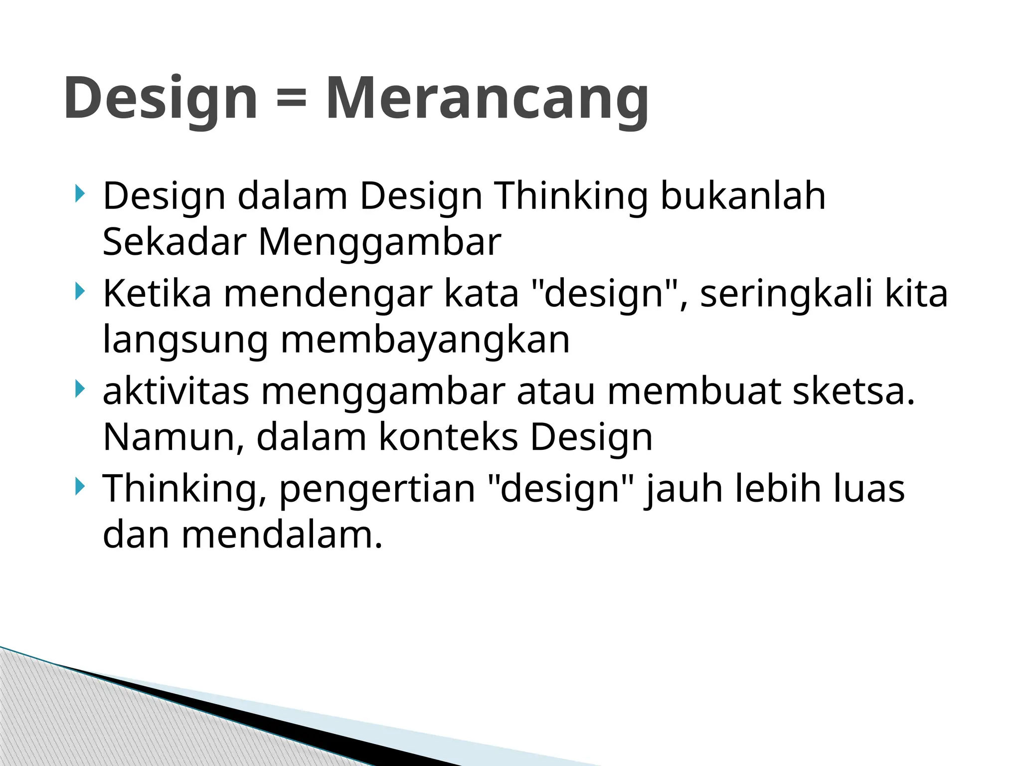 DESIGN THINKING - Berpikir untuk Memberikan Solusi atas Masalah ...