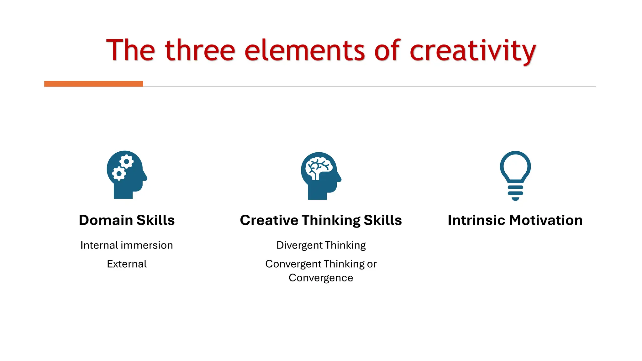 Design thinking: Divergent vs Convergent- Elements of creativity- | PPT