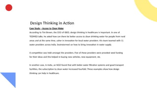 Design Thinking to solve problems of clients | PPTX