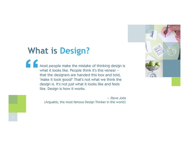 An Introduction to Design Thinking Concept | PPT