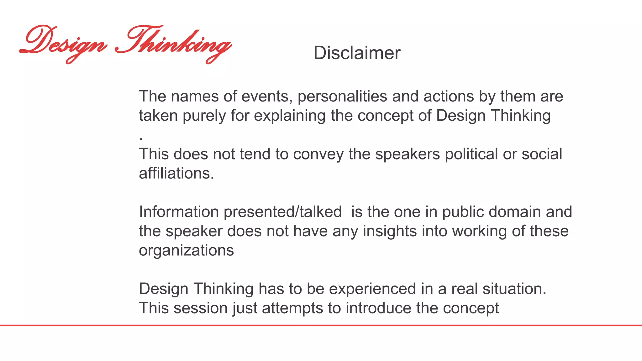 Design Thinking - Introduction | PPT