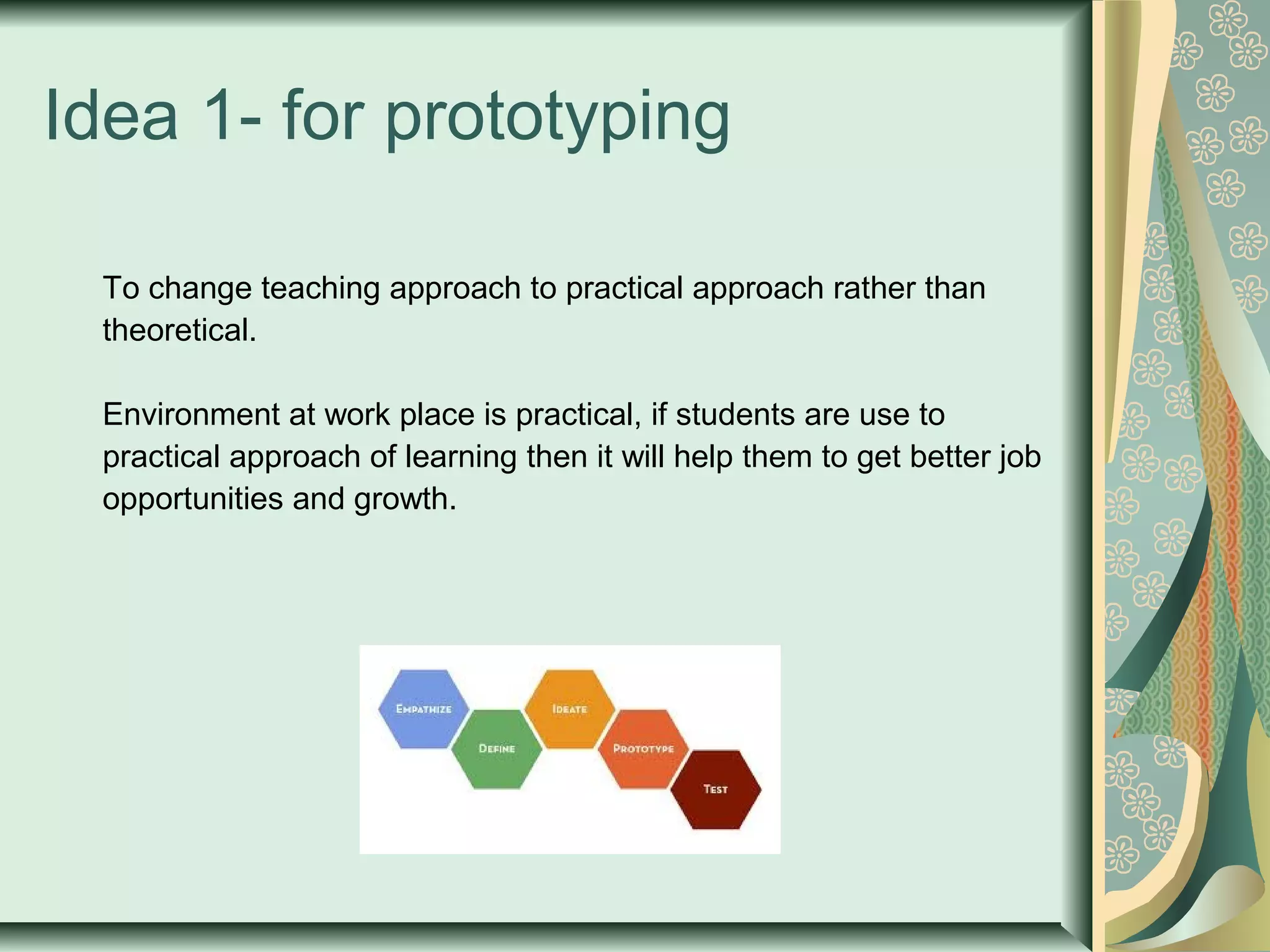 Design thinking prototype & testing | PPT