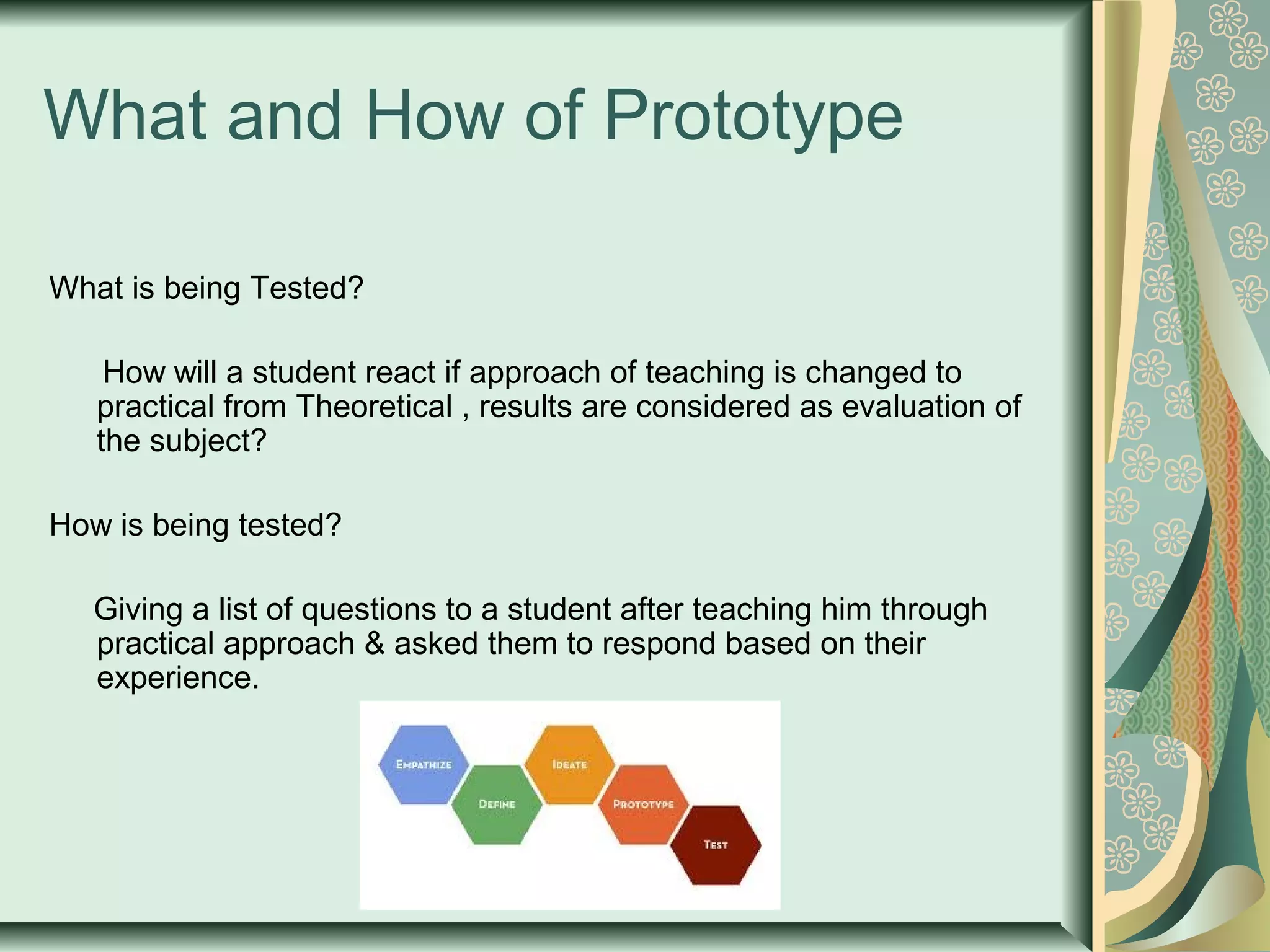 Design Thinking Prototype And Testing Ppt