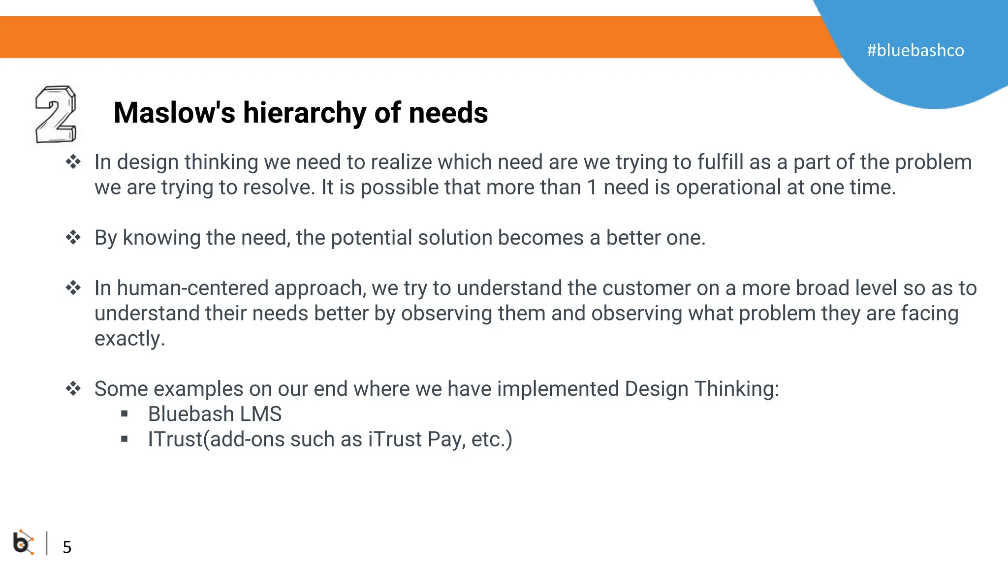 Design Thinking: Simplified Approach with Maslow's Hierarchy | PPT