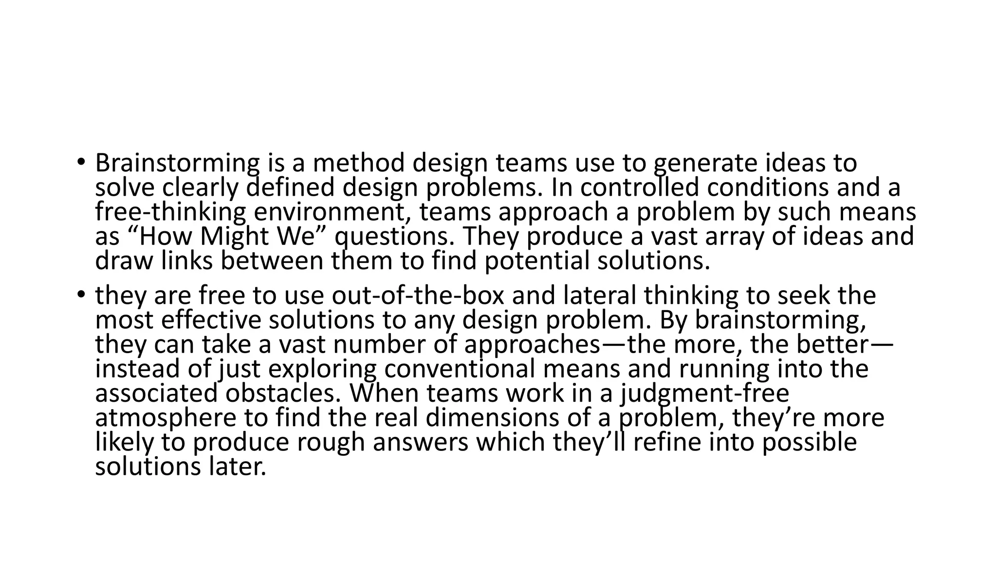 Design Thinking Design thinking Design thinking | PPTX