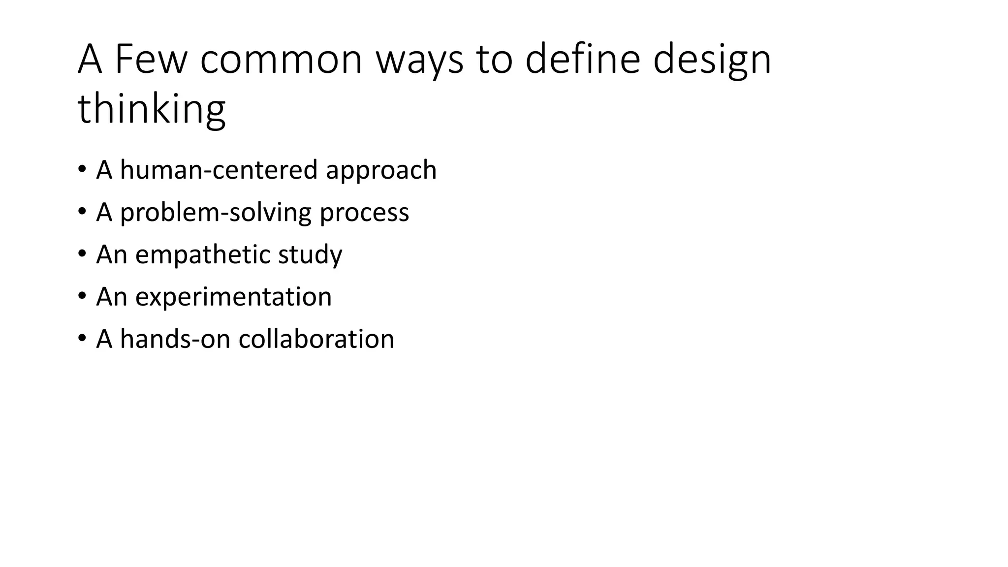 Design Thinking Design thinking Design thinking | PPTX