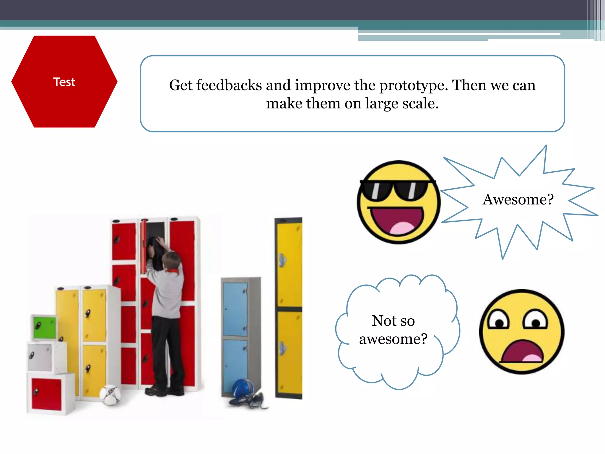 Design thinking - Lockers assignment | PPT
