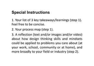 Design Thinking Action Lab Conclusions - Take It Home: Apply Design ...