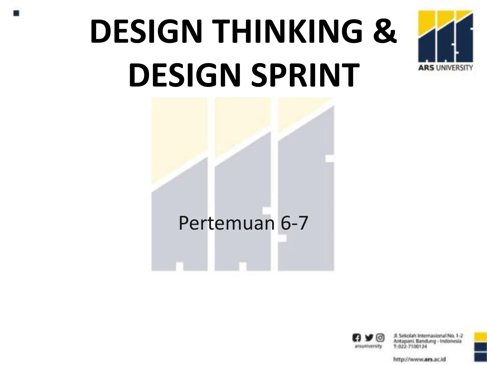 Design Thinking and Design Sprint 6-7 new | PPTX