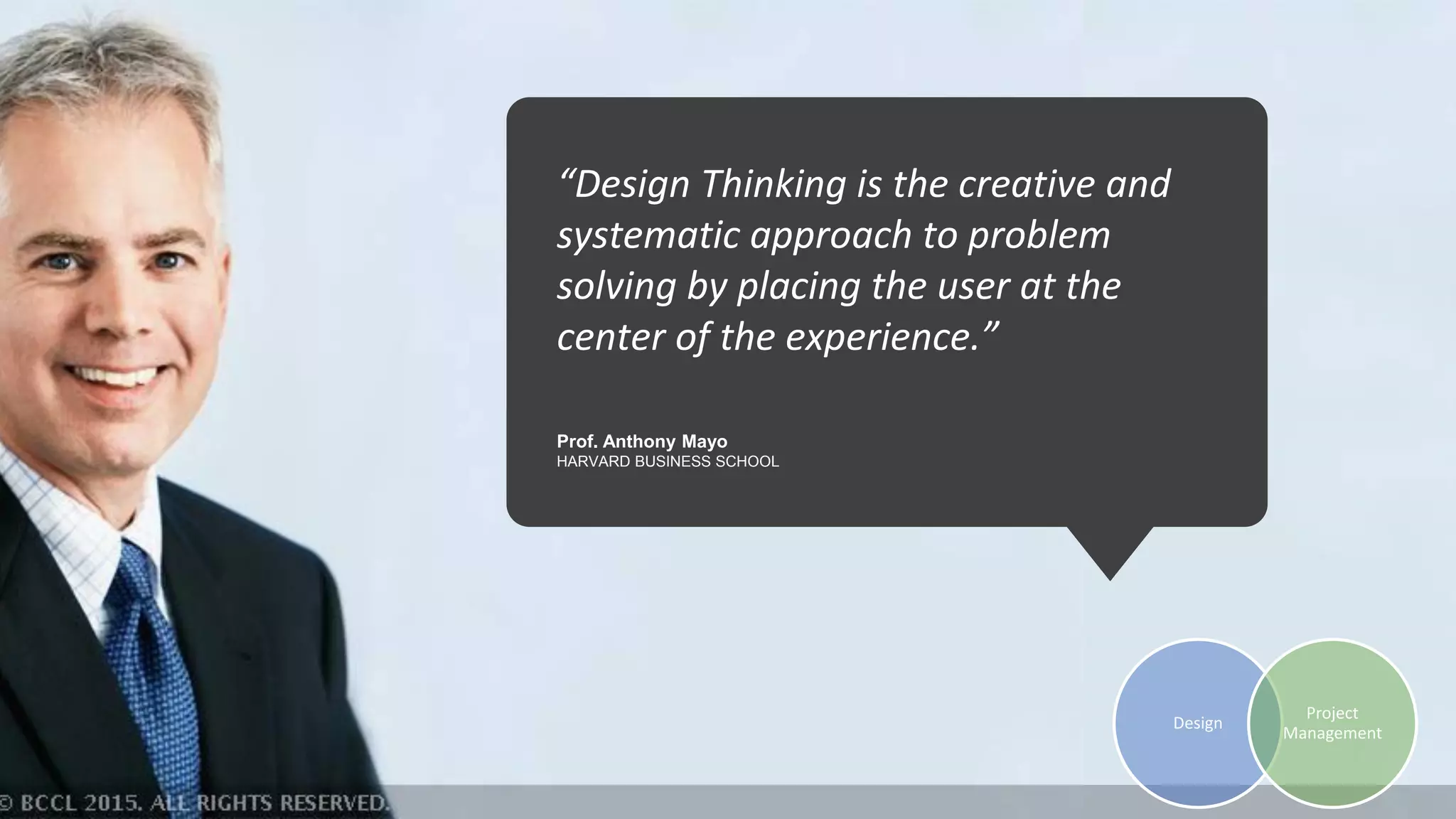 Design Thinking & Project Management | PPT