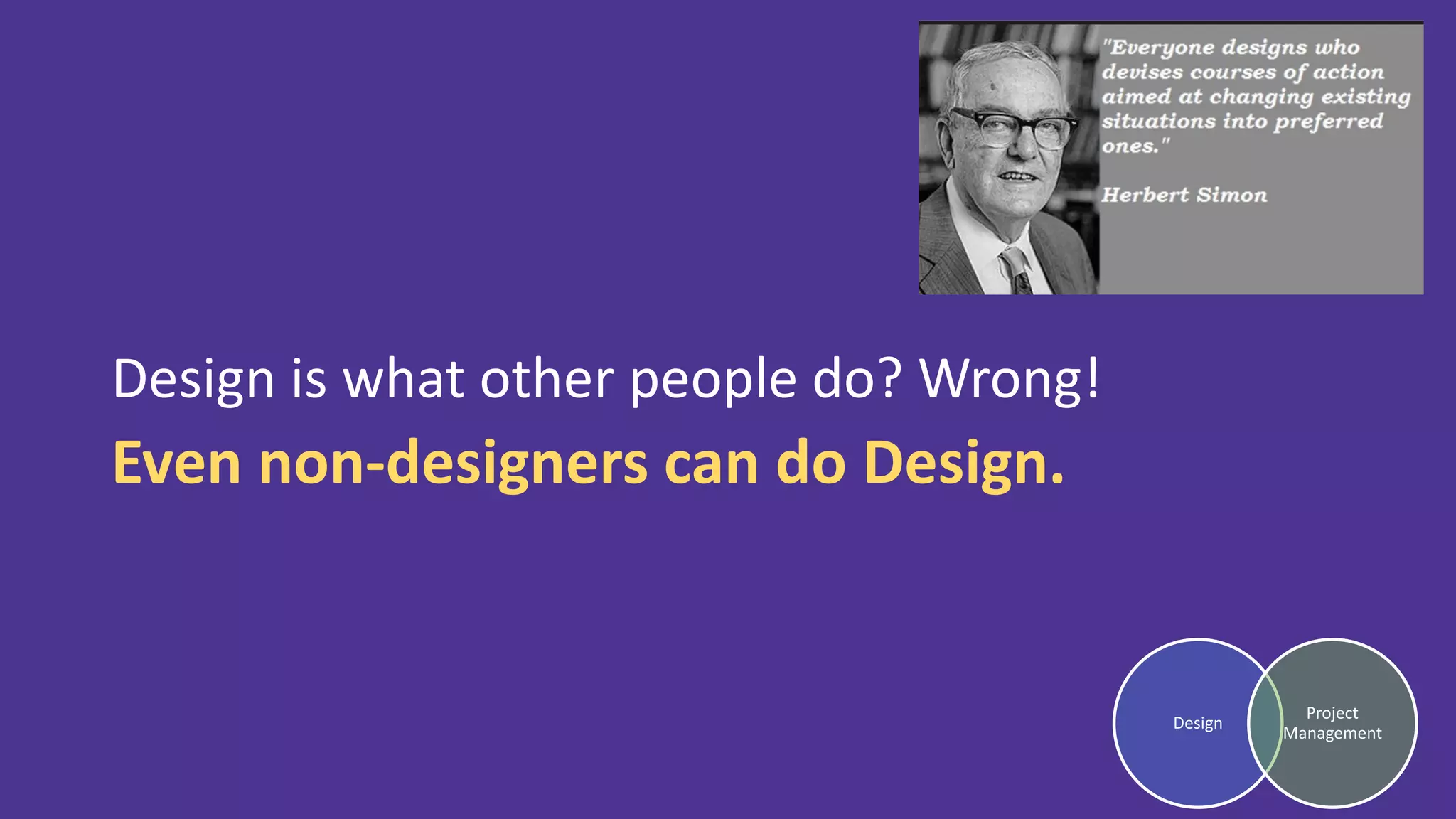 Design Thinking & Project Management | PPT