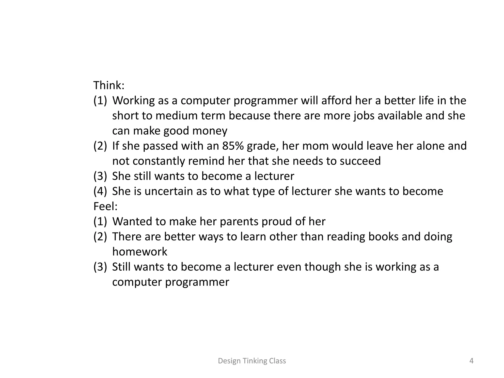 Design thinking assignment | PPTX