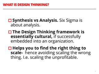 Design Thinking Bootcamp - General Assembly - Mike Biggs | PDF