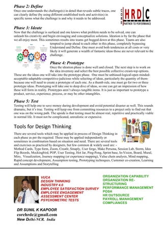 Design Thinking: Positions your business on top. | PDF