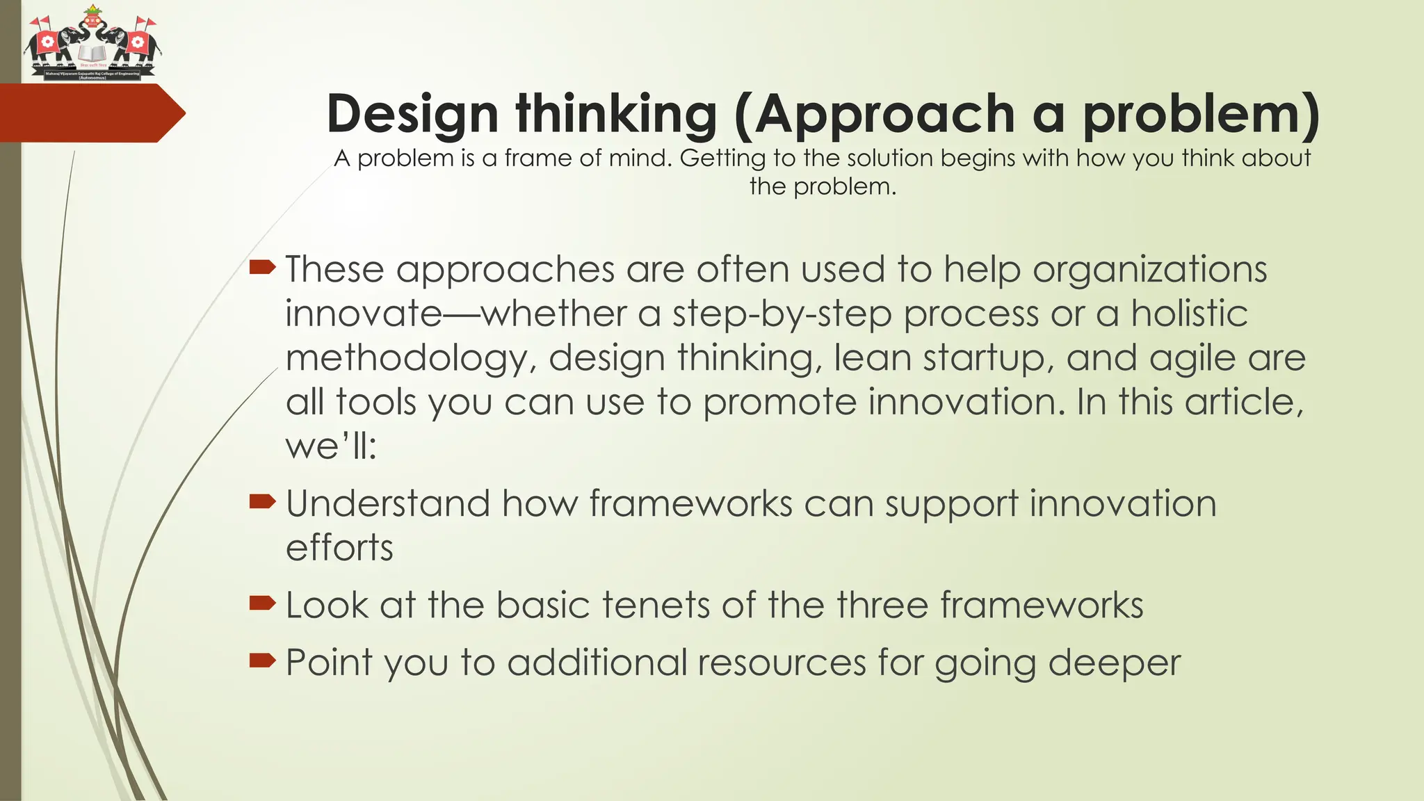 Introduction to Design Thinking Concepts | PPTX