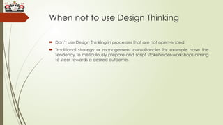 Introduction to Design Thinking Concepts | PPTX