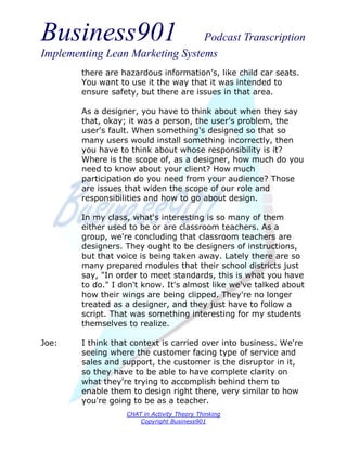 Design Thinking CHAT | PDF