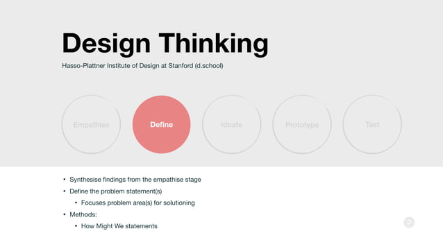 Design Thinking for Data Intelligence slides | PDF