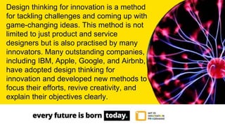 Design Thinking for Innovation - MIT ID Innovation | PPT