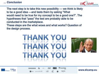 Design thinking for innovative ideas | PPTX