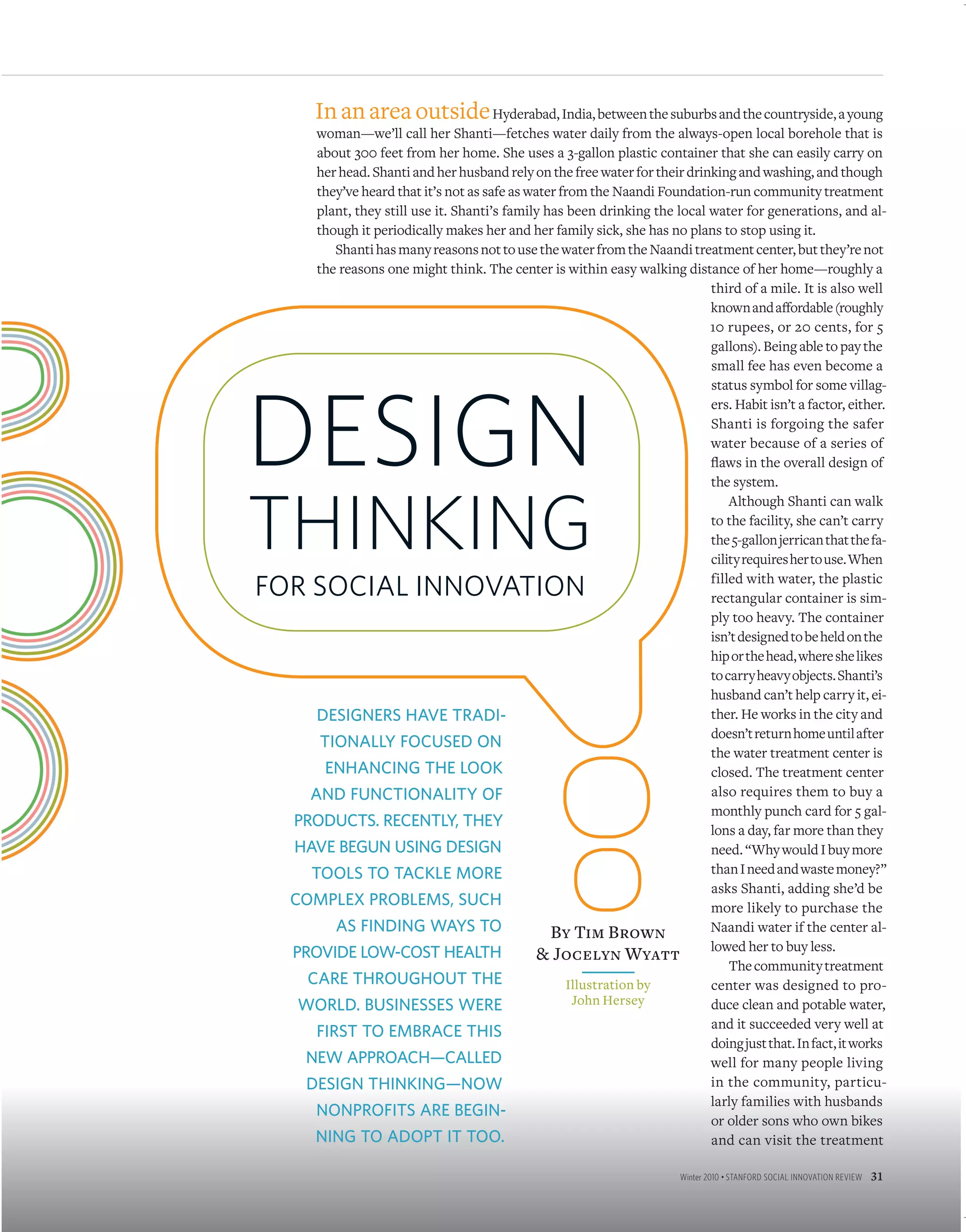 Design thinking for social innovation | PDF