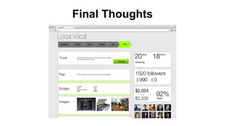 Local Vocal iConference Presentation | PPT