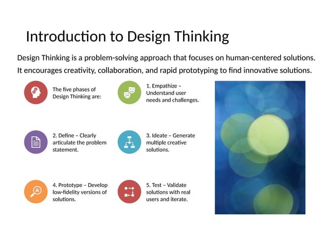 Design Thinking Ideation Brainstorming Detailed Pptx