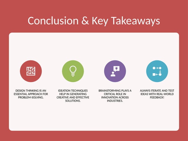 Design Thinking Ideation Brainstorming Detailed Pptx