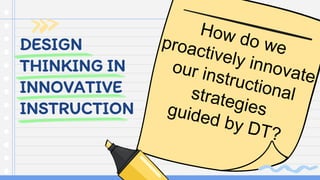 DESIGN THINKING in EDUCATION.pptx