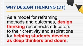 DESIGN THINKING in EDUCATION.pptx