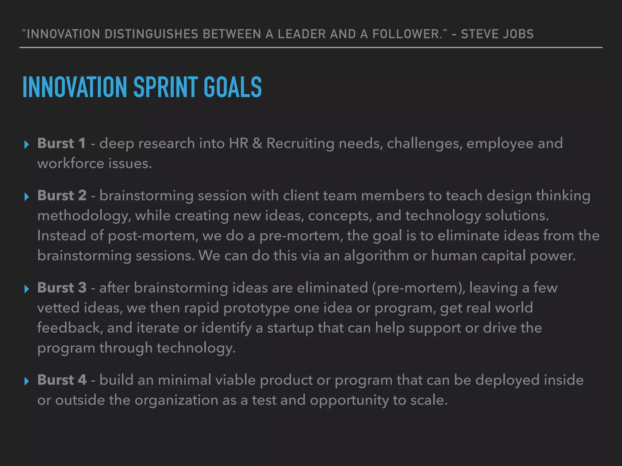 HR & Recruiting Innovation Sprint | PDF