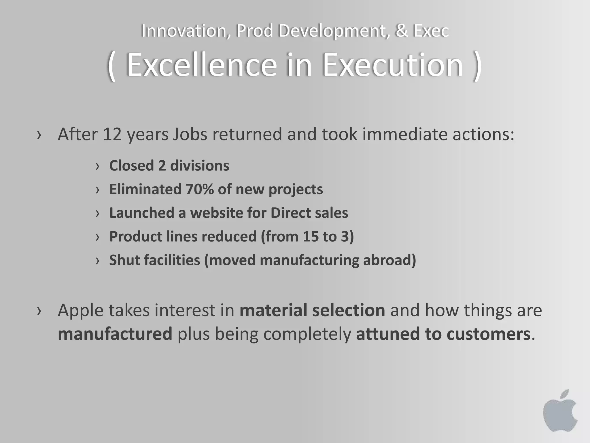 Design thinking & innovation at apple | PPTX