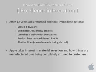 Design thinking & innovation at apple | PPTX