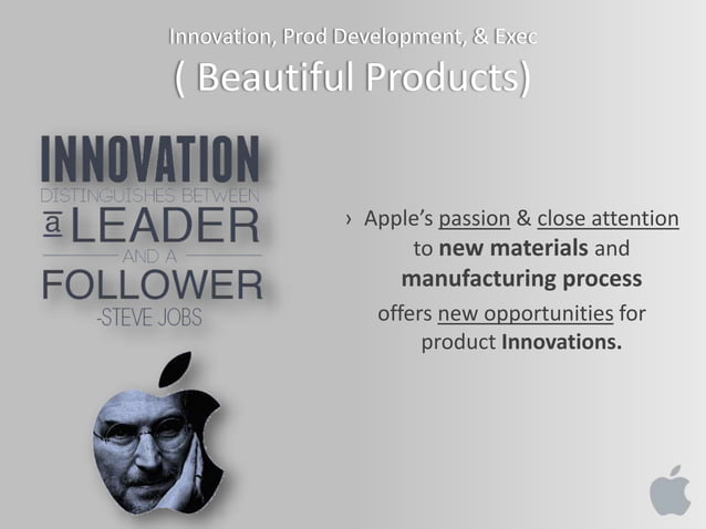 Design thinking & innovation at apple | PPTX