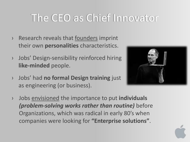 Design thinking & innovation at apple | PPTX