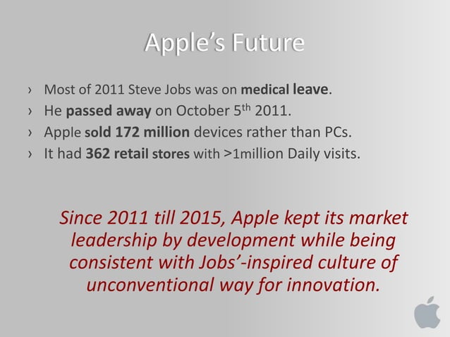 Design thinking & innovation at apple | PPTX