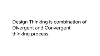 Design Thinking Introduction | PPTX