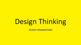 Design thinking introduction | PPT