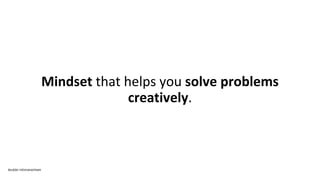 Design thinking introduction | PPT