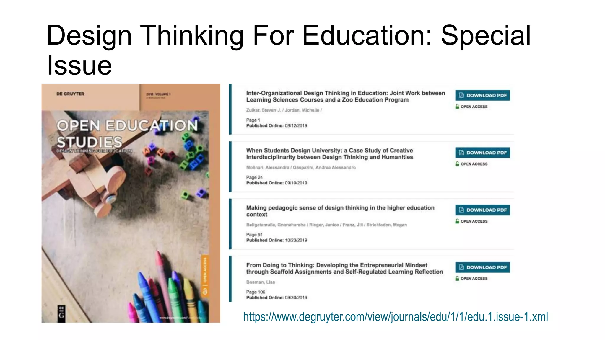 Design Thinking in Education | PPTX