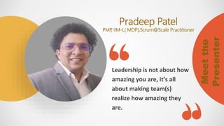Design thinking lean startup and agile pradeep | PPT